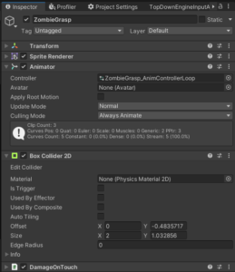 【Unity】アニメーションと同期してColliderを変更する方法 | TopDown Engineを極める