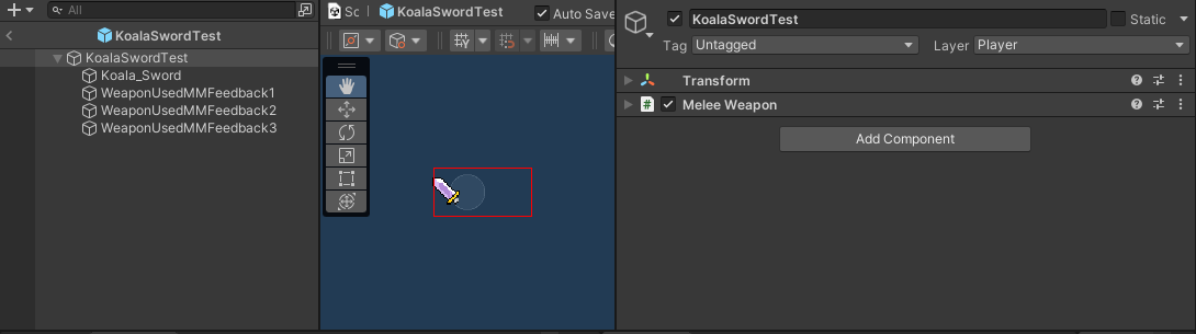 【TopDown Engien】近距離武器の作り方その1 | TopDown Engineを極める