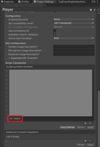 【Unity】#if 文字列 ~#endif（プリプロセッサ）を有効にする方法 | TopDown Engineを極める