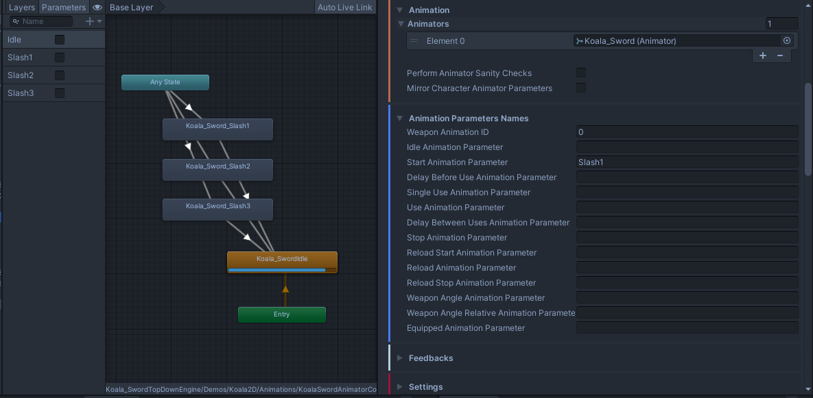 【TopDown Engien】近距離武器の作り方その2 | TopDown Engineを極める