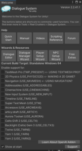 【Dialogue System for Unity】の使い方～その1（導入からクイックスタートまで）～ | TopDown Engineを極める