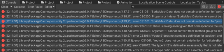 【トラブル】PackageCacheでエラーが発生した時の対処法 | TopDown Engineを極める