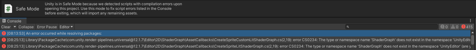 【Unity】shadergraphのバージョン不一致によるエラー対処について（Assetの衝動買いは気を付けよう！） | TopDown ...